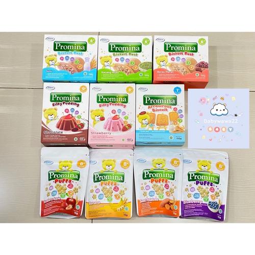 Jual Promina Biskuit Rusk - Arrowroot Biscuit - Silky Pudding - Puffs ...