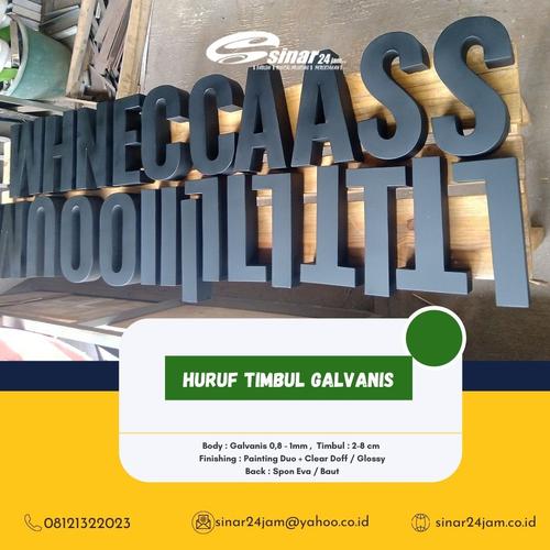 Jual Huruf Timbul Galvanis/Front Light/Back light - Kota Tangerang ...