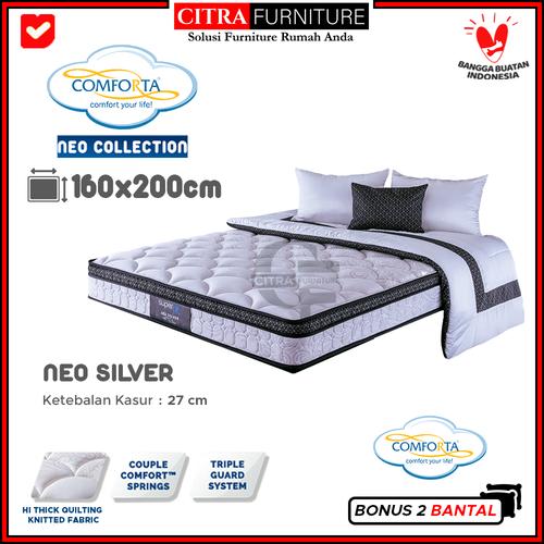 Promo Comforta Spring bed Super Fit Neo Silver 160 x 200 -Hanya Matras ...