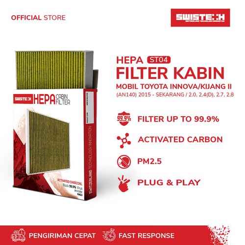 Jual Filter Kabin AC Mobil HEPA Toyota Innova/Kijang II Swistech ST04 ...