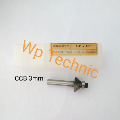 Jual Mata Profil Kayu Classical Cove Bit 1/4 x 3 mm ( 1/8 ) Wood Router ...
