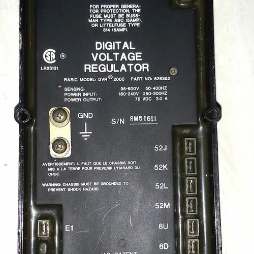 Jual Digital Voltage Regulator, DVR-2000, DVR Marathon - Kota Batam ...