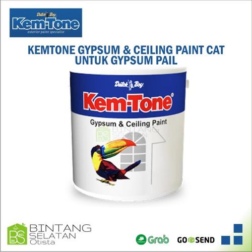 Jual KEMTONE GYPSUM & CEILING PAINT CAT UNTUK GYPSUM PAIL - 5 kg - Kota ...