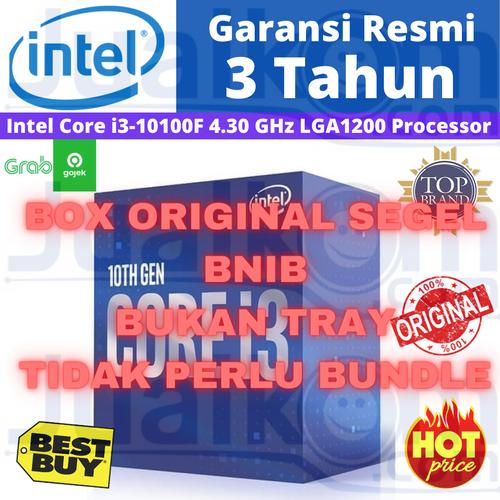 Jual Intel Core i3-10100F i3 10100F 3.6Ghz Up To 4.3Ghz Socket LGA 1200 BOX - Jakarta Pusat ...