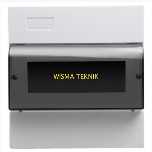 Jual MCB BOX 8 Group Outbow Surface Mounting BOSS Vires BMES8TR ...