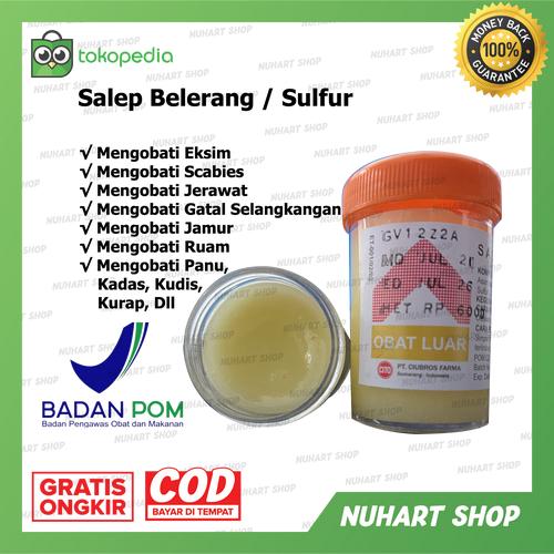 Jual Salep Belerang Sulfur Salep Dokter ORIGINAL BPOM Salep Gatal Kulit ...