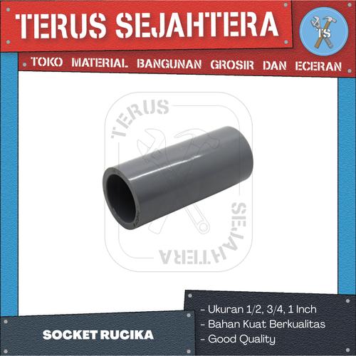 Jual SOCKET / SOKET LURUS RUCIKA UKURAN 1/2, 3/4, 1 INCH - Kab. Bandung ...