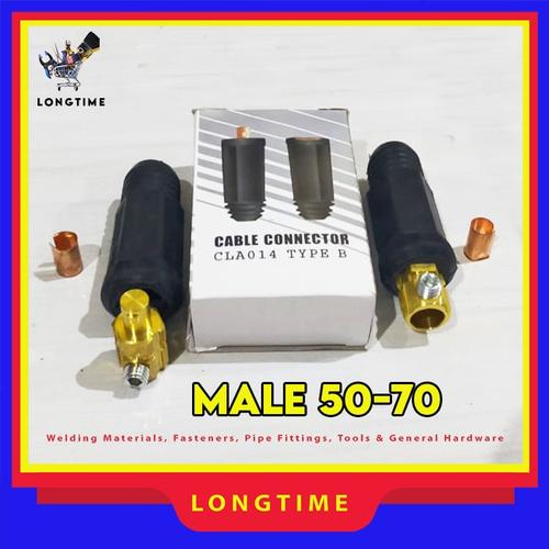 Jual Welding Cable Connector Type 50-70 Socket 50-70mm "MALE" - Kota ...
