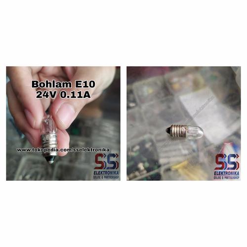 Jual Lampu Dop Bohlam E10 E 10 24V 24 V 24 Volt 0.11A 0,11A 0,11 Ampere ...