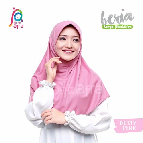 Jual Bergo Kaos Instan BERIA Jilbab Afra Arfa Kaos ORI Size XL - Dusty Pink - Jakarta Pusat ...