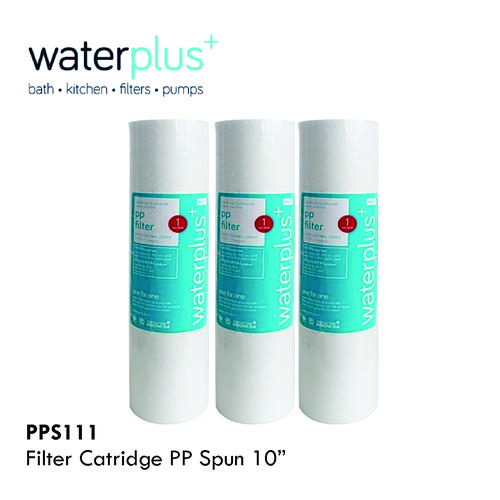 Jual WATERPLUS PPS-111 FILTER CATRIDGE PP SPUN 10" II Isi Filter Air ...