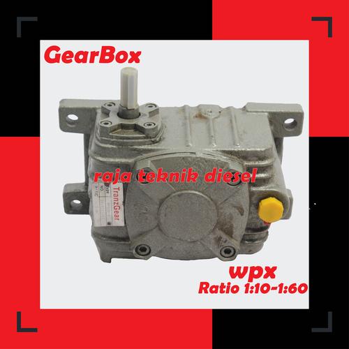 Jual TRANZGEAR SPEED REDUCER GEAR BOX WPX 100 Ratio 10 - 60 GEARBOX ...