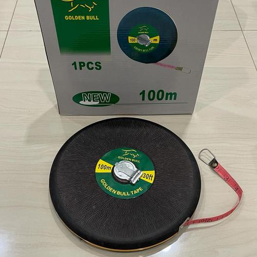 Jual Meteran bulat 100 meter Meteran kain gulung Meteran tanah 100m ...