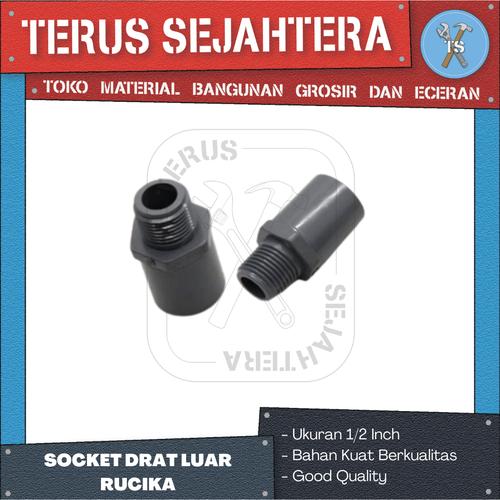 Jual SDL / SOCKET / SOKET / DRAT LUAR RUCIKA UKURAN 1/2 INCH - Kab ...
