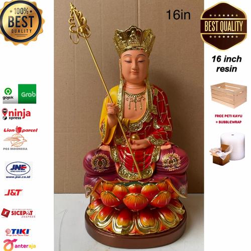 Jual rupang ti cang wang phusa ksitigarbha bodhisattva uk 16 inch fiber ...