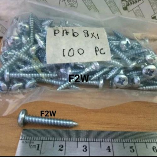 Jual ECERAN SEKRUP TAPPING PAB 8X1" MOON LION SKRUP TAPPING PH (+) 25MM ...