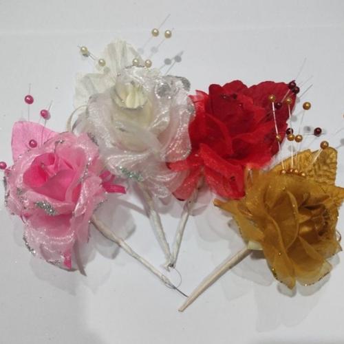 Jual Bros bunga / bunga panitia pernikahan /korsase mawar - Putih ...