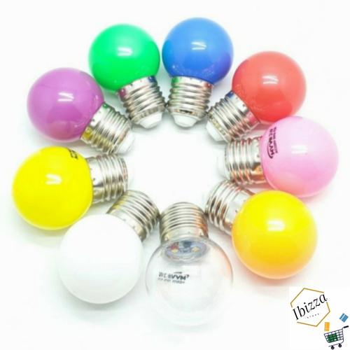 Jual Lampu LED Warna 3watt Lampu dekorasi ,Lampu tidur E27 pingpong ...