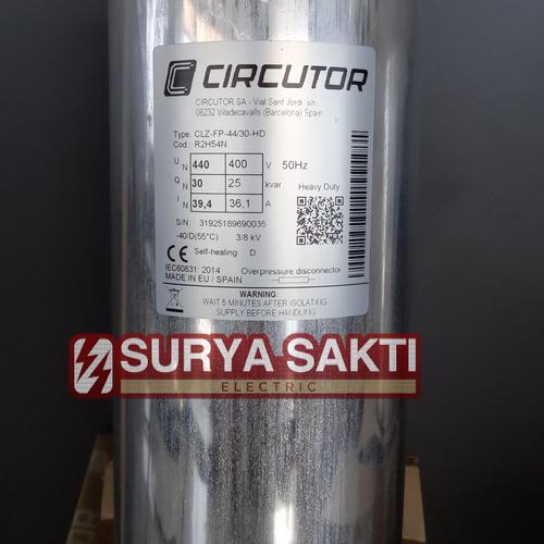 Jual Tubular Gas Power Capacitor Circutor CLZ-FPT44-30 Power Factor ...