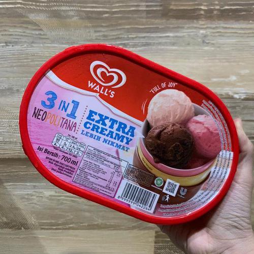Jual Ice Cream Walls 3 in 1 Neopolitana 700 ml - Kota Pekanbaru - Lim ...