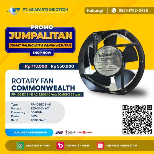Jual Rotary Fan COMMONWEALTH FP-108 EX S1-B AC 220/240 Volt 50/60HZ 38 ...