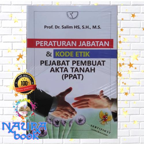 Jual peraturan jabatan dan kode etik pejabat pembuat akta tanah PPAT ...