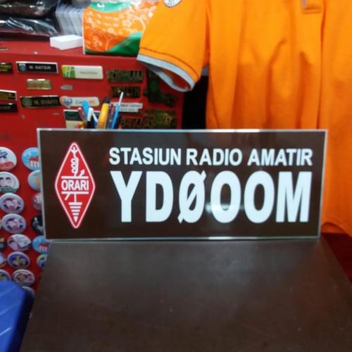 Jual PAPAN NAMA CALLSIGN ORARI 50 X20 CM - Jakarta Pusat - TOSAMA ...