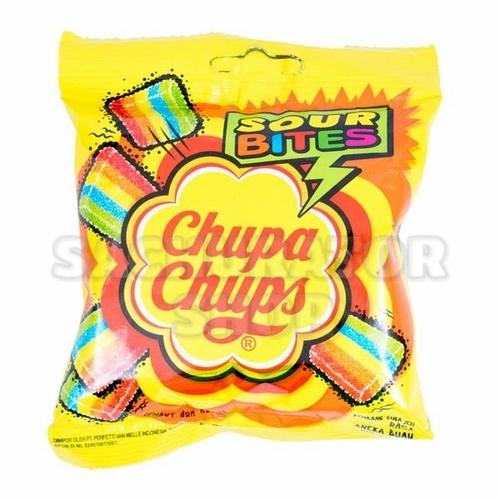 Jual Permen Kembang Gula Cupa Chupa Chups Cups Sour Bites Candy Candies ...