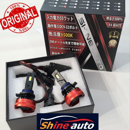 Jual LED BULB F5 PLUS 6000K 55 WATT H11 - HIR2 - HB3 - HB4 11000LM - F7 ...