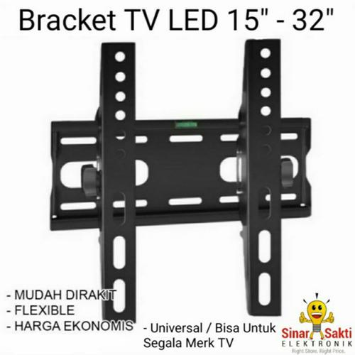 Jual Bracket TV LED Braket Breket Dinding 15 - 32 inch 24" 32 ...