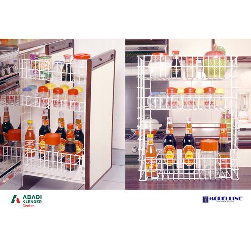 Promo Rack botol 3 susun B 30 E 22,5 x 49 x 60 Modelline White Iron ...