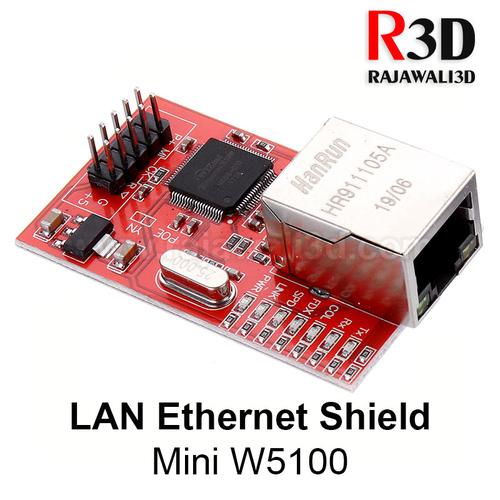 Jual Mini W5100 LAN Ethernet Shield Network Module Board For Arduino - Kab. Temanggung ...