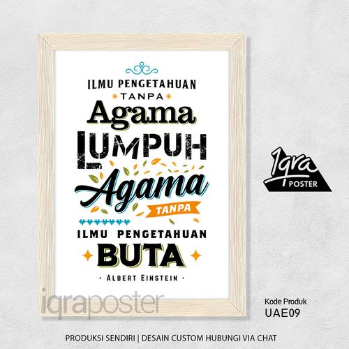 Jual Hiasan Dinding Poster Motivasi & Pigura Frame A4 - Ilmu ...