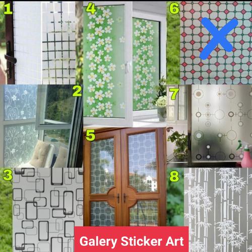 Jual STIKER KACA MOTIF/ ARTISTIK. - Jakarta Timur - Galery Stiker Art ...
