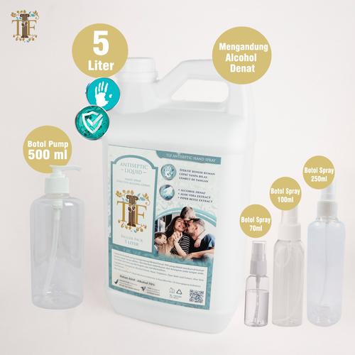 Jual Hand Sanitizer 5 liter Cair Wangi / Botol Spray/ Botol Pump/ Tebal ...