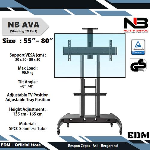 Jual Standing Bracket TV LED 55 60 65 70 75 80 inch, Stand TV NB AVA ...