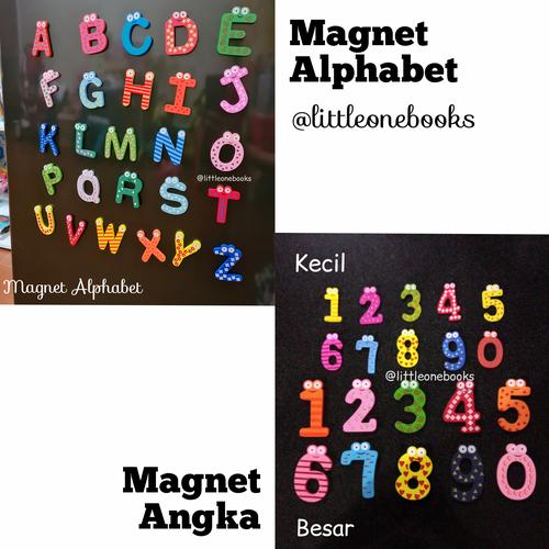 Jual magnet alphabet / magnet huruf abc / magnet kulkas alfabet anak ...