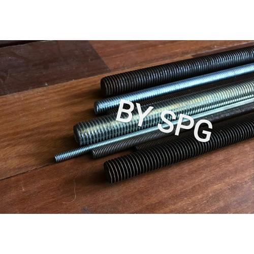 Jual Long Drat 1/4" Inch Long Drat Galvanis 1 Meter L000011 Drat Kasar ...