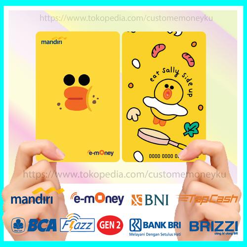 Jual KARTU EMONEY MANDIRI BCA GEN 2 BNI BRI LINE ANIME EAT SALLY SIDE ...