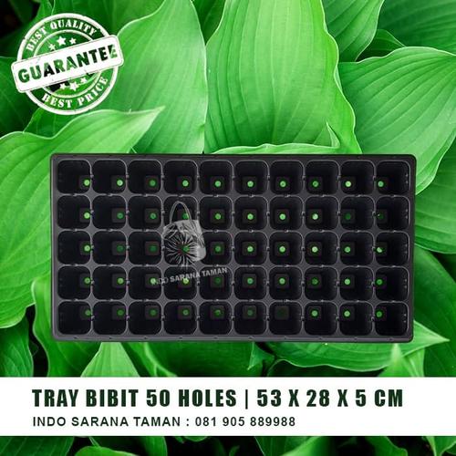 Jual TRAY SEMAI 50 Holes POT TRAY SEEDLING TRAY TRAY PEMBIBITAN - Kota ...