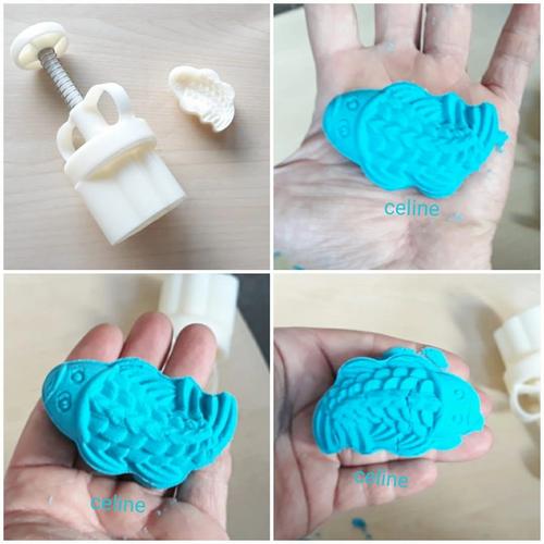 Jual cetakan mooncake ikan / mooncake fish - Kota Bandung - celine ...