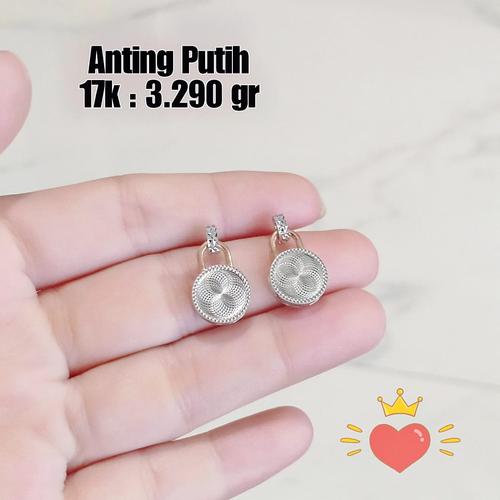 Jual Anting Emas / Mas Putih 75% Berat 3.290 Gram - Jakarta Barat ...
