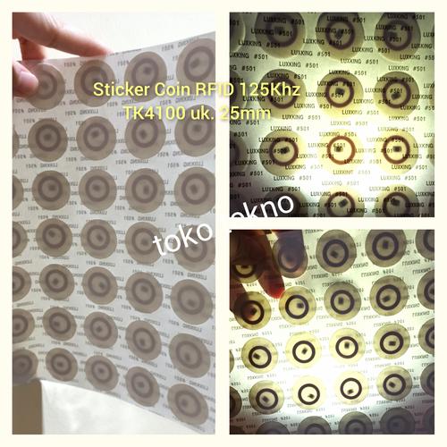 Jual Sticker Rfid 125 Khz Coin | Coin Label Rfid 125 Khz 25mm Read Only ...