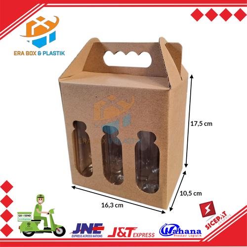 Jual Box Minuman Botol 250 mL Isi 6 Pcs| Dus Hampers Botol 250 mL Isi 6 ...