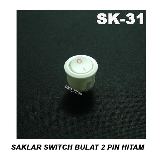 Jual Saklar Switch Bulat 2 Pin Putih - Jakarta Barat - ONO SHOP | Tokopedia