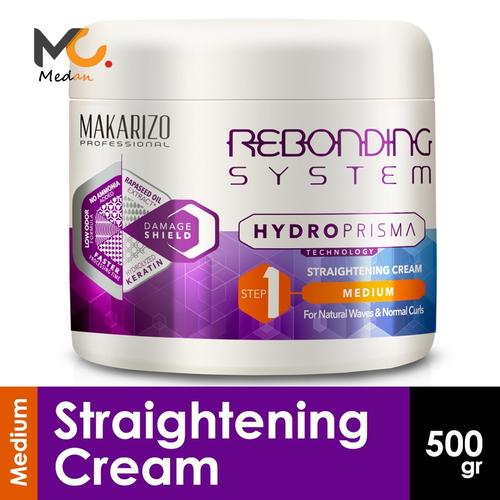 Jual MAKARIZO Rebonding HydroPrisma Cream Step 1 Mild Medium Strong ...