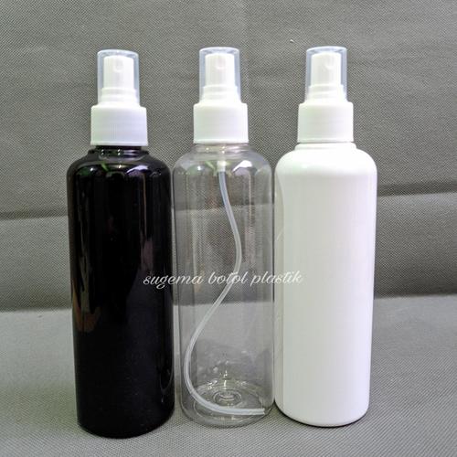 Jual botol spray semprot kosong plastik 250ml pet tutup putih - bening ...
