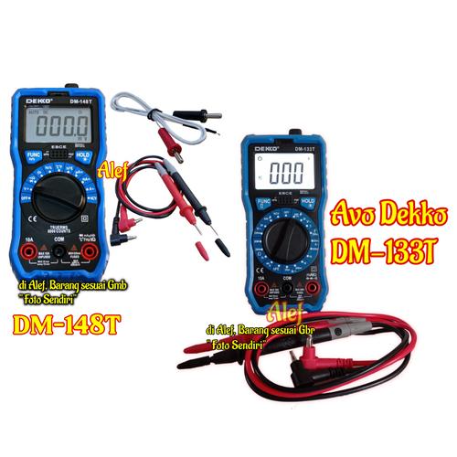 Jual avometer digital dekko DM148T dm133t dm 133T auto dm 148T avo ...