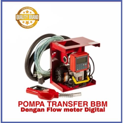 Jual Pompa Transfer BBM Minyak Solar Premium Air dengan Digital flow ...