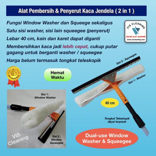 Jual Dual-use Window Washer & Squeege 40 cm ( 2 in 1 ) - Jakarta Barat ...